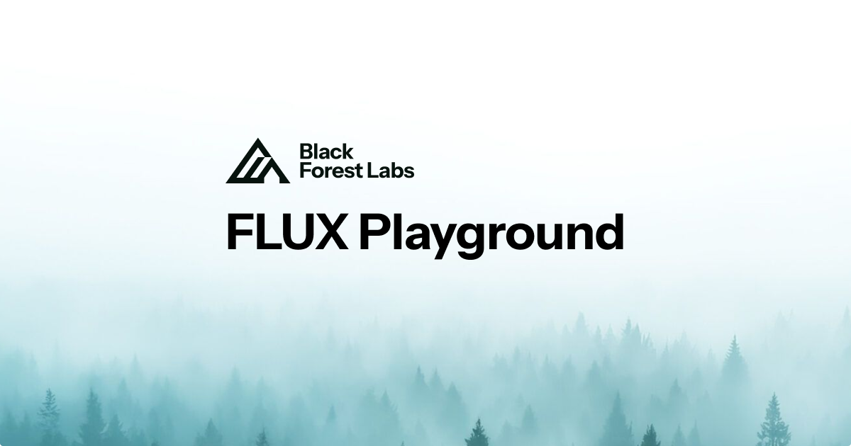FLUX Playground - Black Forest Labs